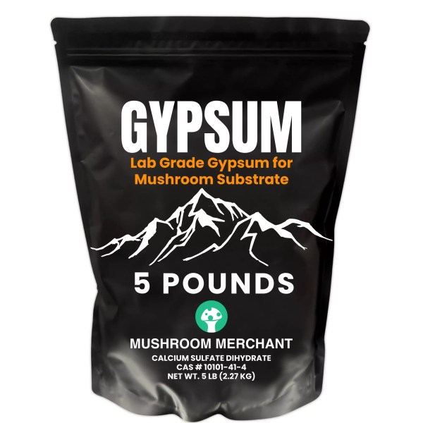Gypsum For Mushroom Substrate - Improved Yield (1 Lb & 5 Lb)