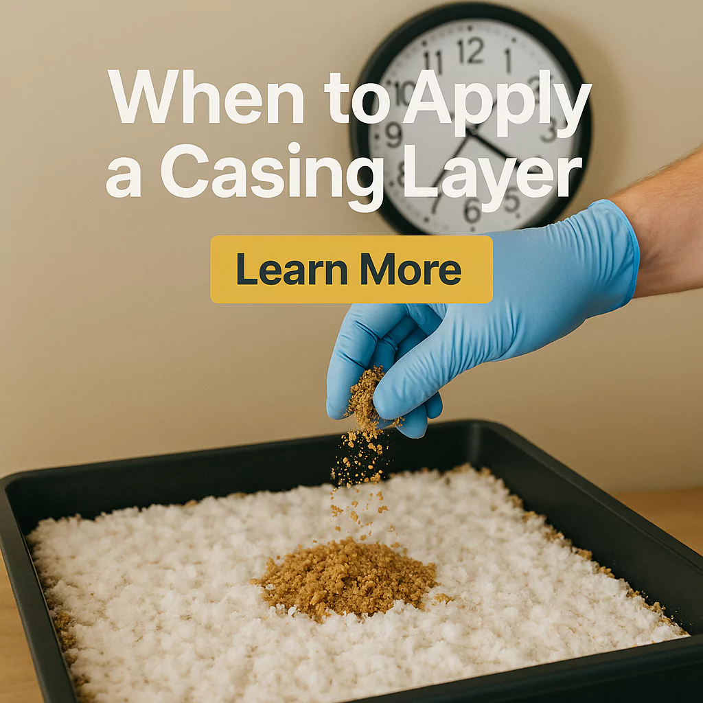 When To Apply Casing Layer For Mushrooms (Perfect Timing)